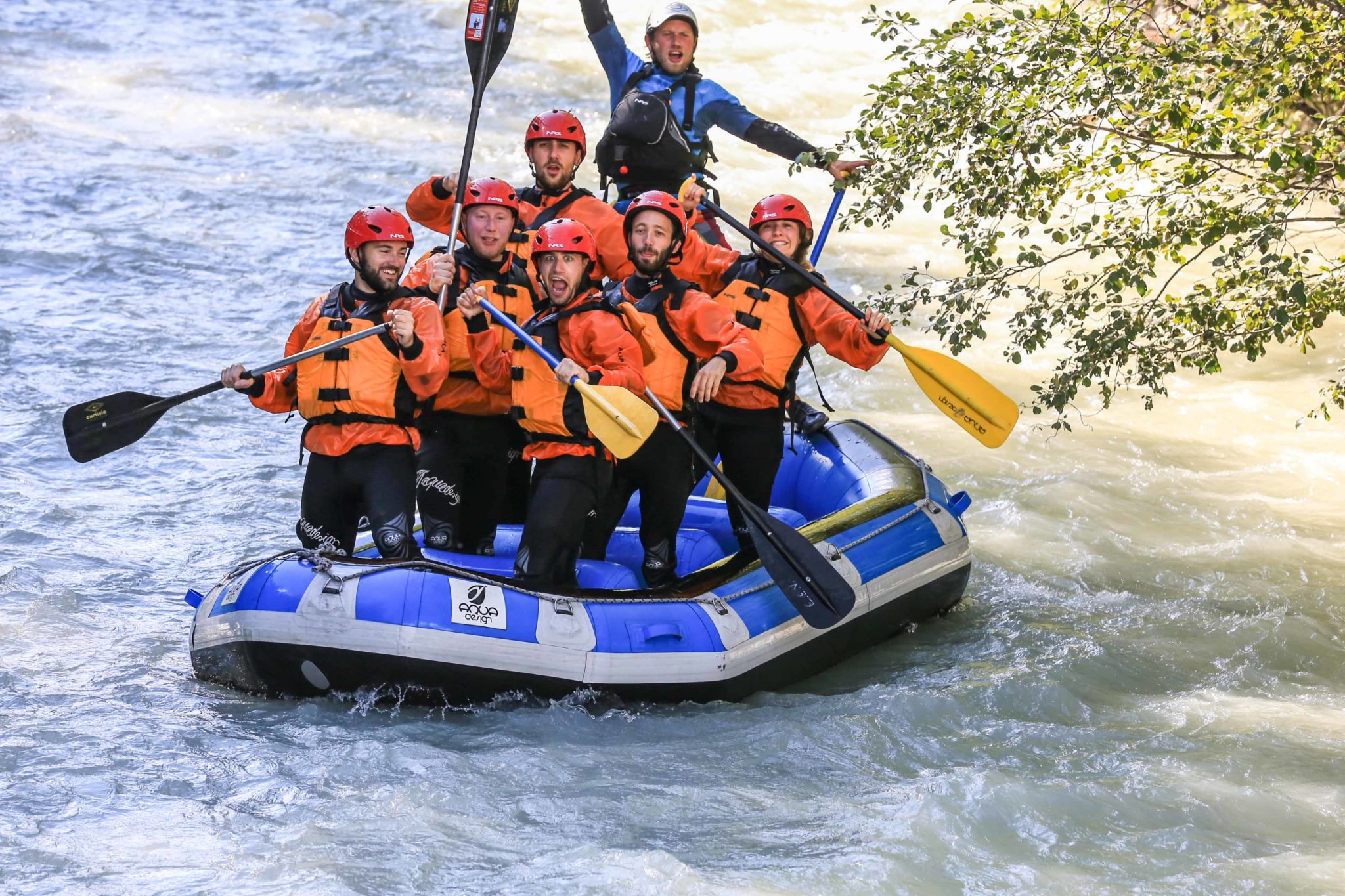 Rafting sportif sur le Guil, l'Ubaye et le Gyr