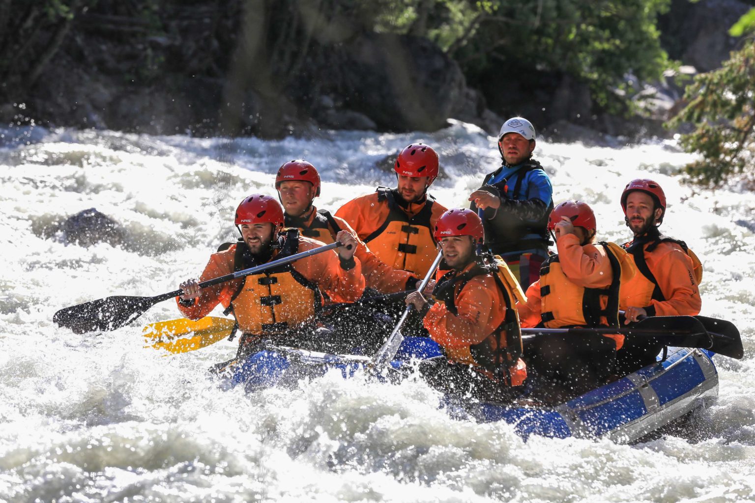 Rafting sportif sur le Guil, l'Ubaye et le Gyr